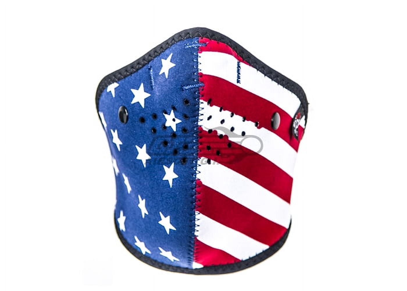 ZAN Head Gear Zan NEO-X Face Mask ( American Flag ) Size: Adjustable ...