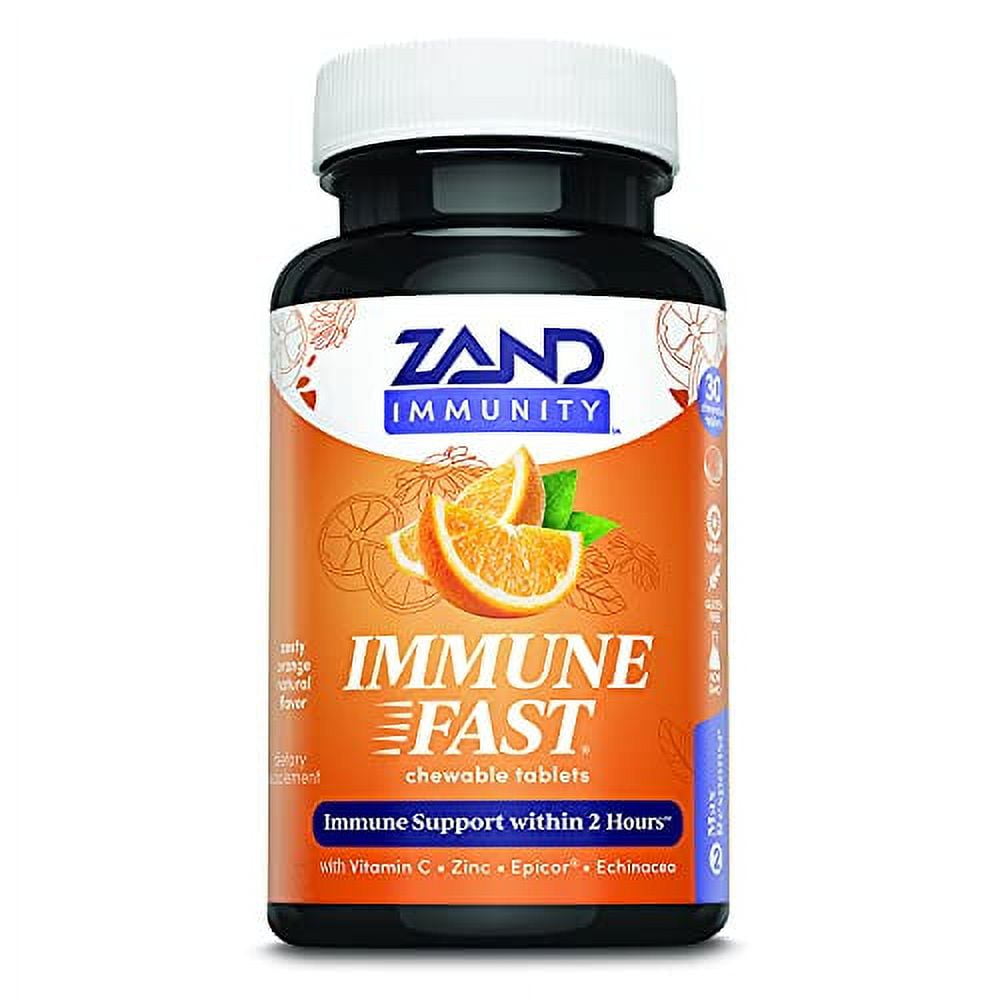 ZAND Immune Fast Zesty Orange Chews | Boosts Immune Response & Cell ...