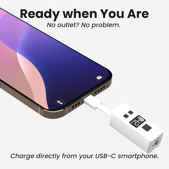 ZANHUA-Mini Rechargeable Flashlight, with Built-in USB C Battery Cable ...