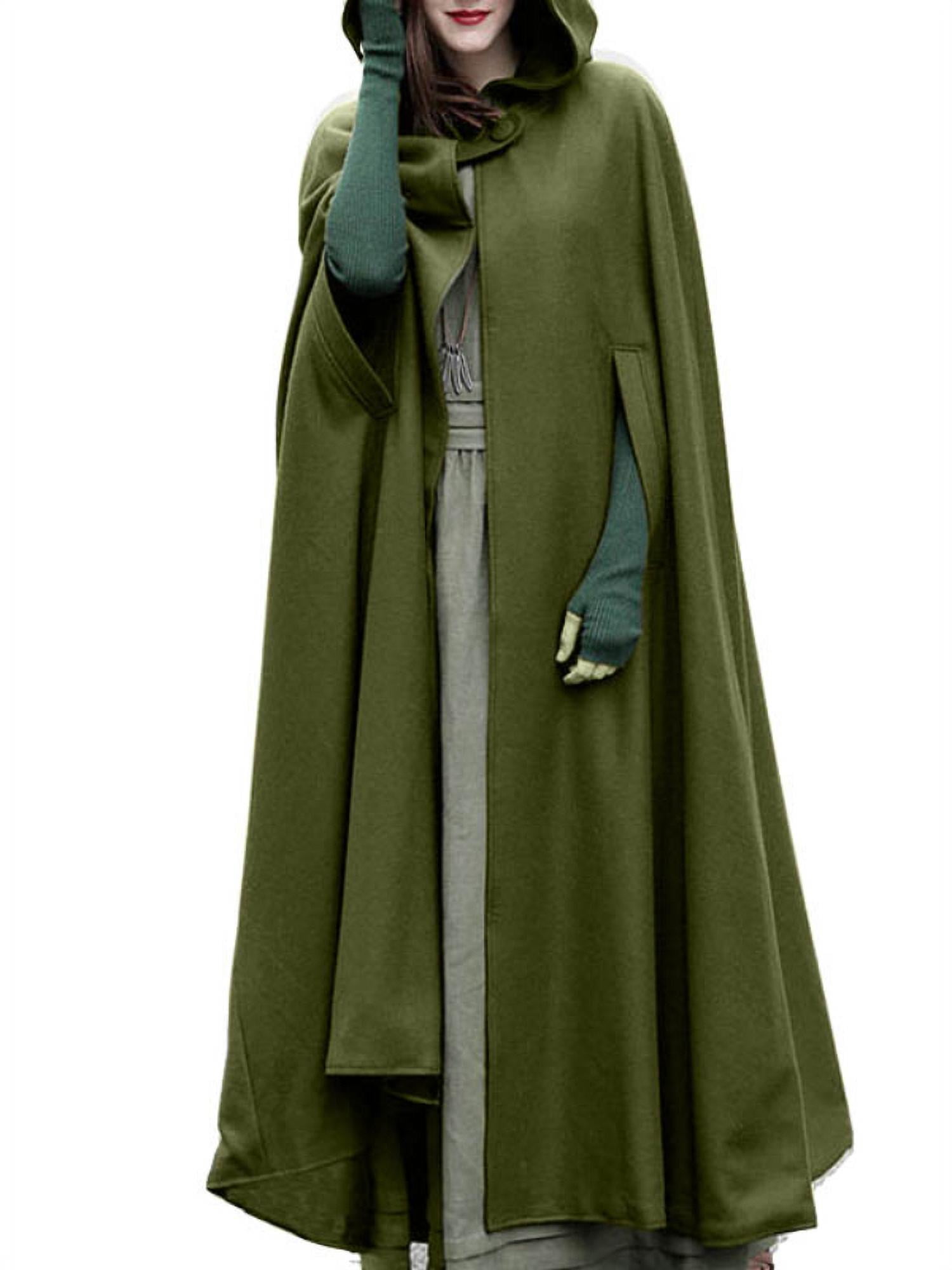 ZANZEA Women Full Sleeve Hoodies Cloak Cape Party Long Coat - Walmart.com