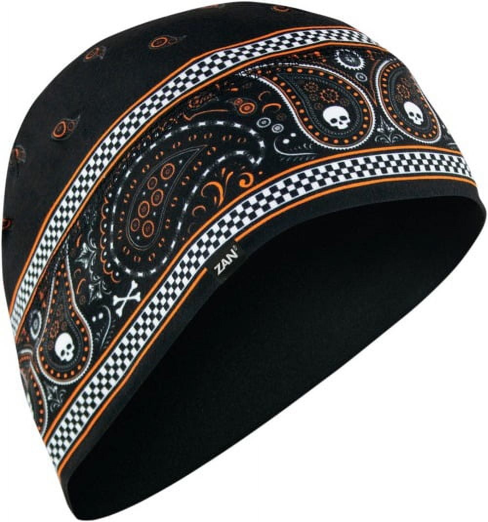 ZANheadgear Beanie Sportflex Bandana, Black and Orange - Walmart.com