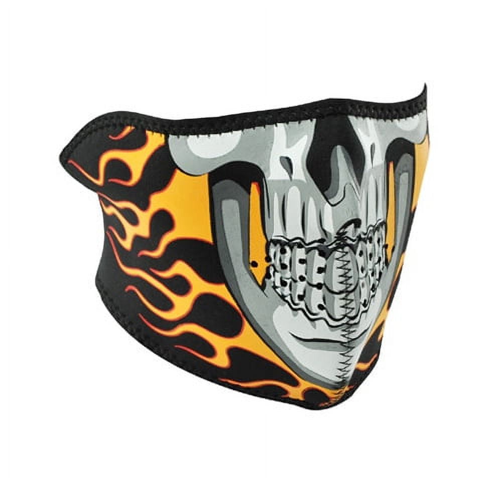 Balboa ZANheadgear Breathable Neoprene Half Face Mask, Yellow Burning ...