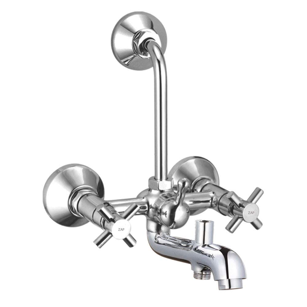 ZAP Caster Series 100 High Grade Brass 3 in 1 Wall Mixer with Provision ...