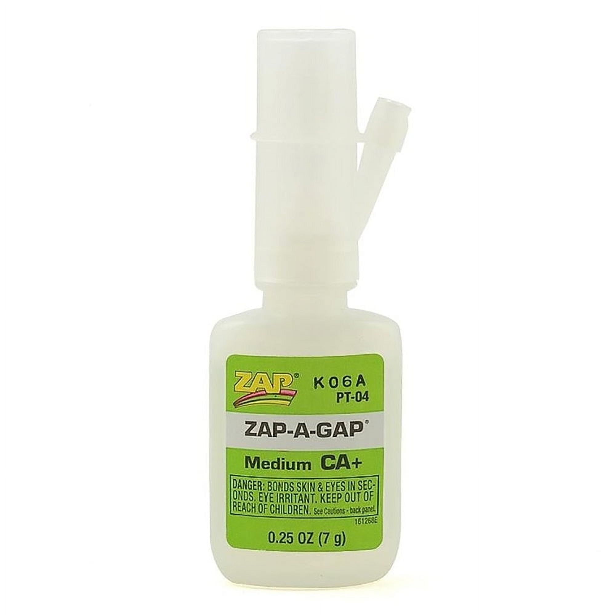 Zap Glue Zap-A-Gap Ca+ Glue 1/4Oz - Walmart.com