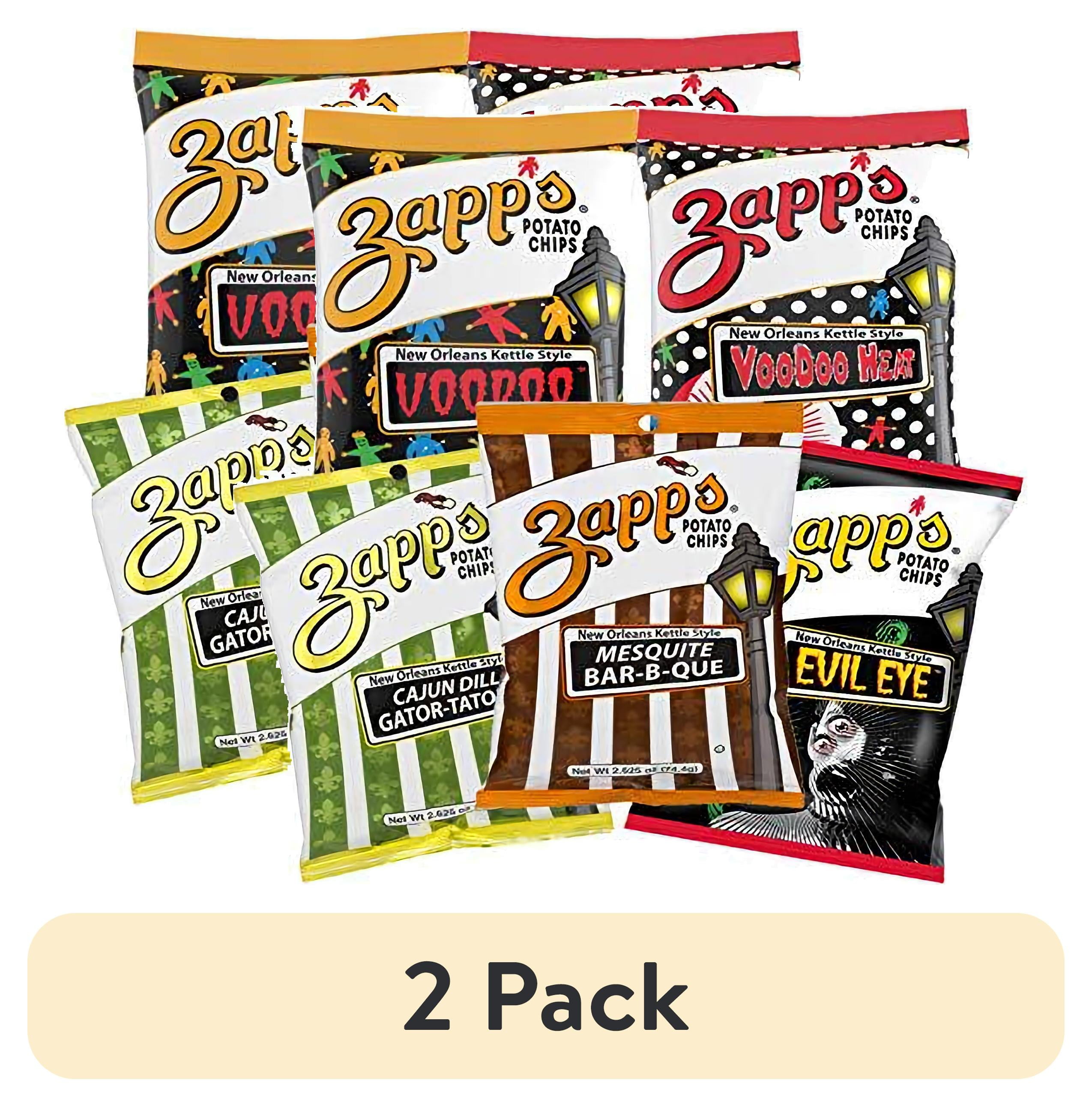 (2 pack) ZAPP'S Potato Chips Variety Pack | Evil Eye, Voodoo, Voodoo ...
