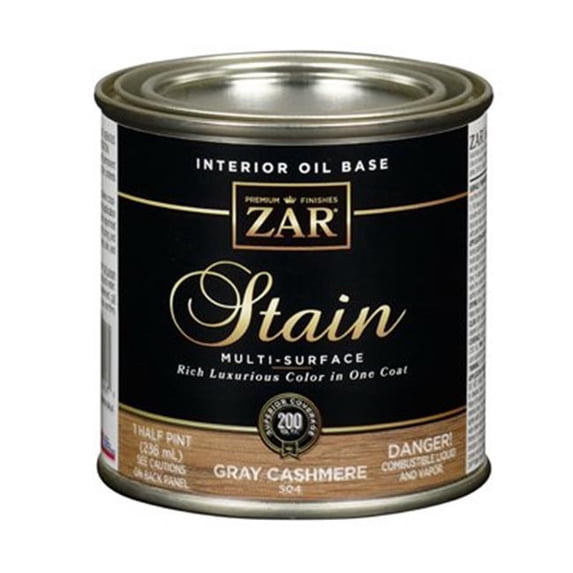 1/2 pt UGL 50406 Cashmere Zar Interior Oil-Based Wood Stain - Walmart.com