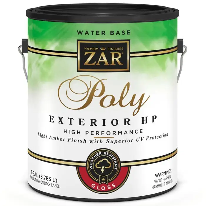 ZAR Gloss Clear Exterior Polyurethane - Smooth Finish - 1 Gallon ...