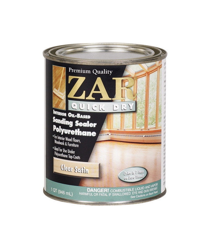 ZAR Quick Dry Satin Clear Oil-Based Sanding Sealer 1 qt - Walmart.com