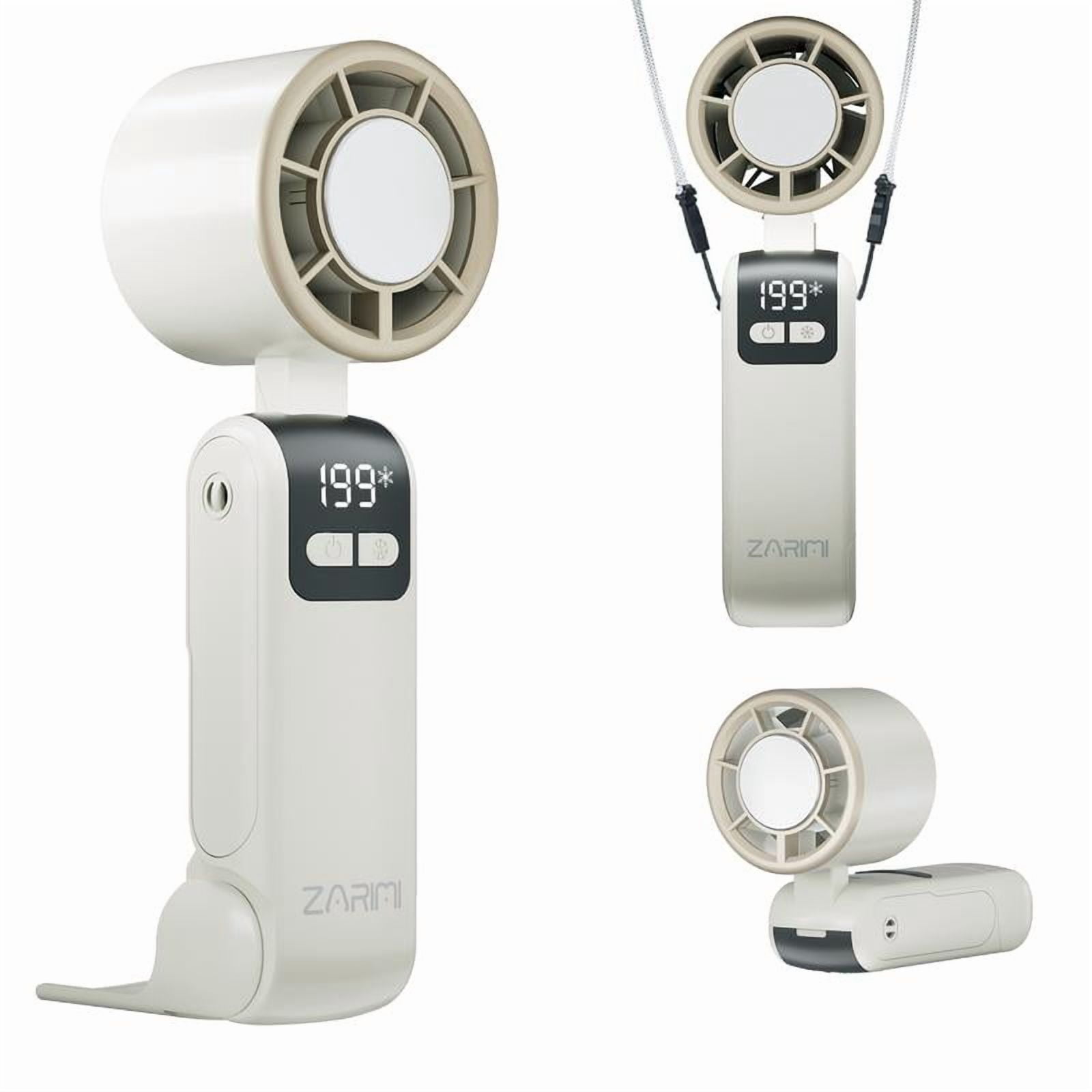 ZARIMI Multifunctional Portable Turbo Handheld Cooling Fan with 5-speed ...