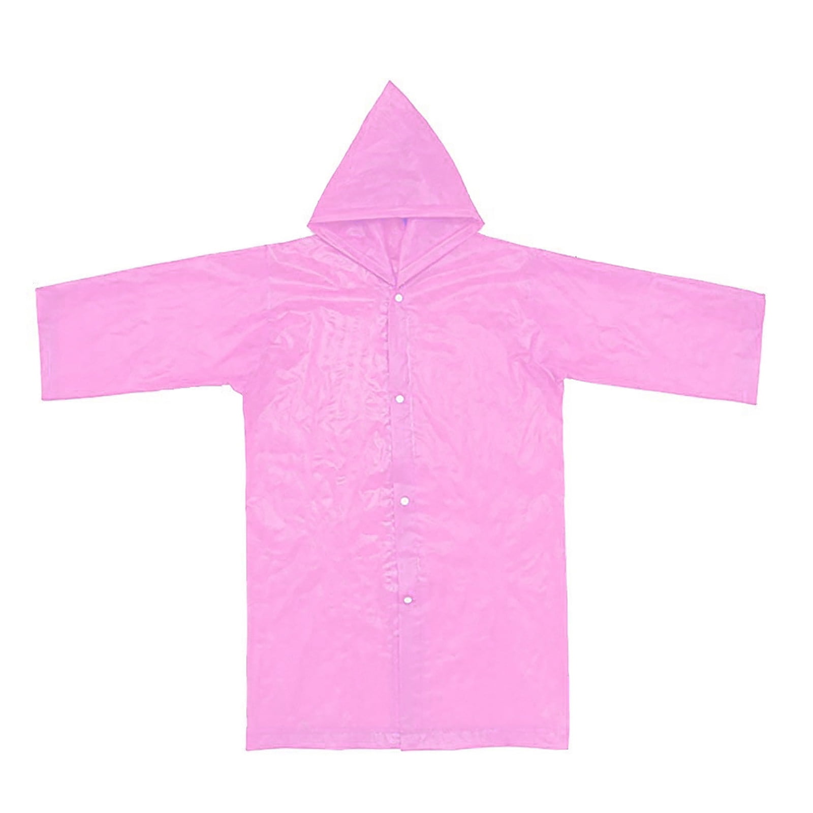 ZAROYEAX 1PC Portable Reusable Raincoats Children Rain Ponchos for 6-12 ...