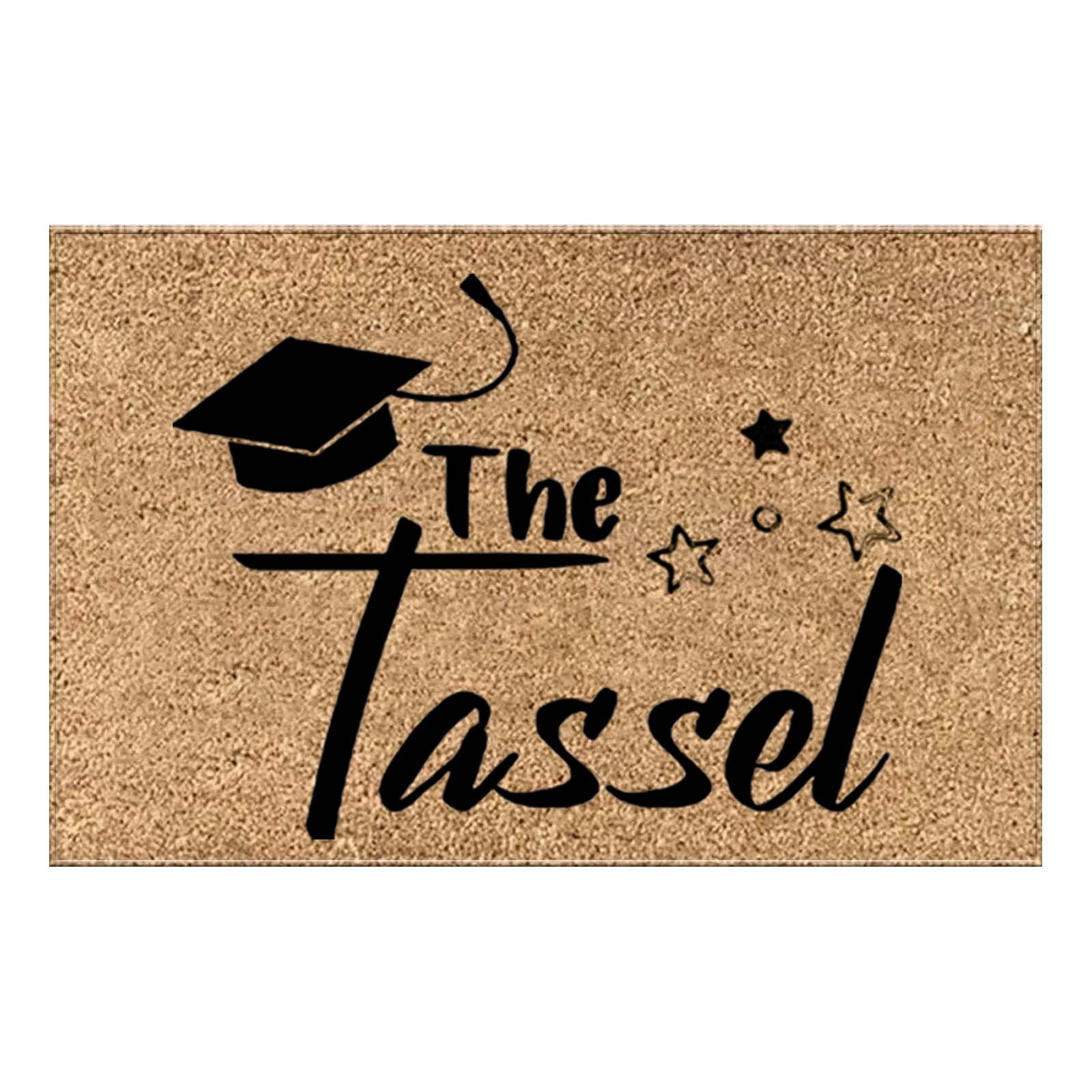 ZAROYEAX 2024 Graduation Door Mat Welcome Door Mats for Front Home ...