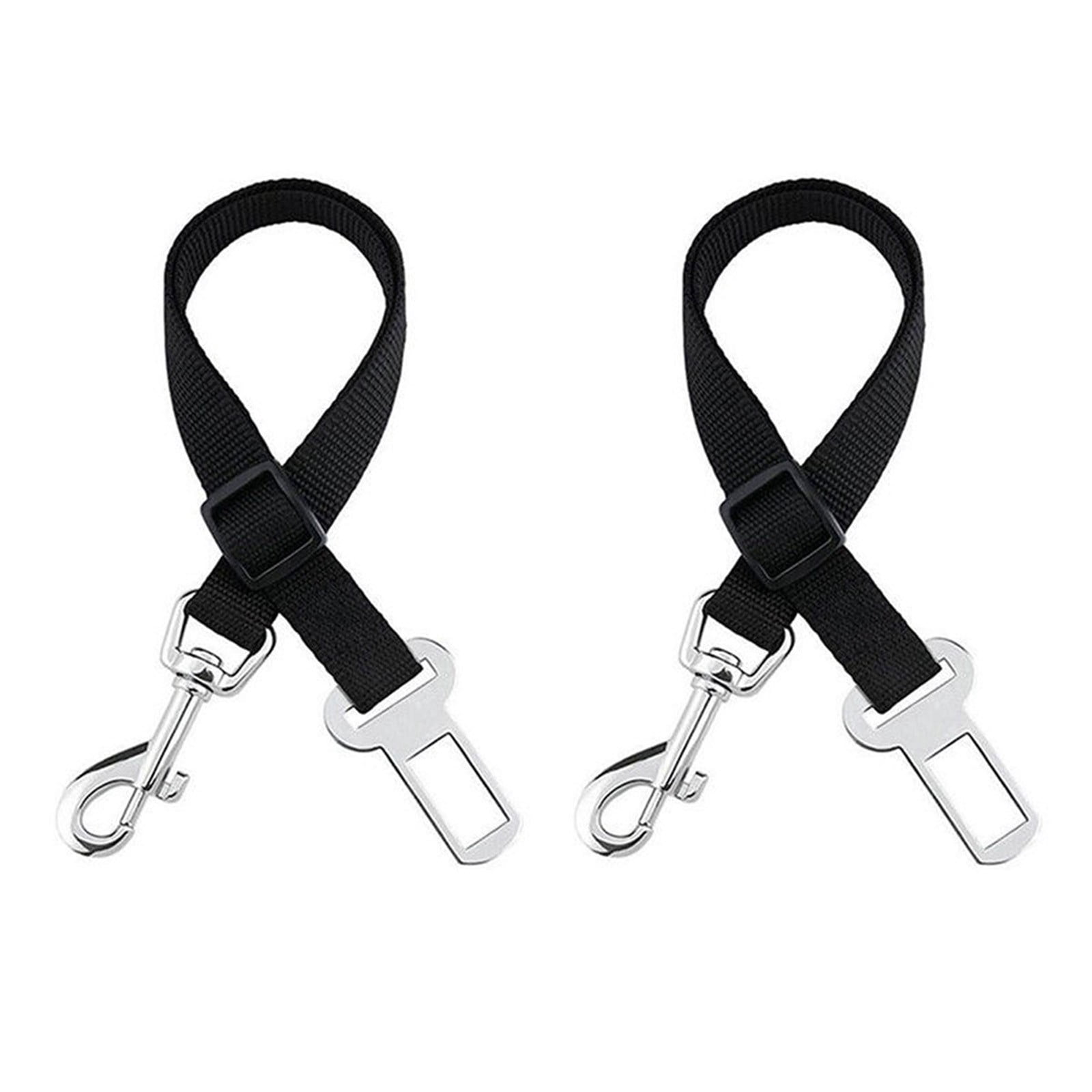 ZAROYEAX 2Pcs Dog Leash Seat Belt Pet Car with Swivel Clip and ...