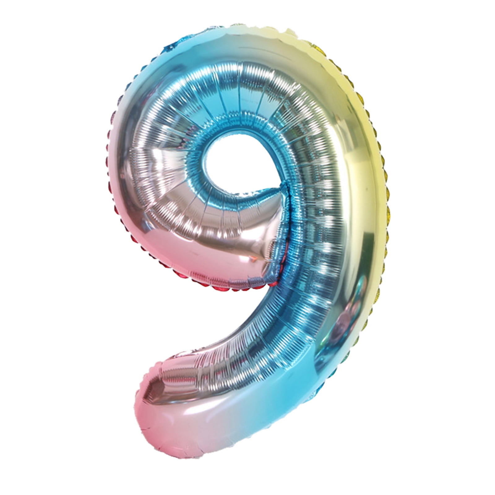 ZAROYEAX 32in Aluminum Film Digital Number Balloons Gradient Color ...