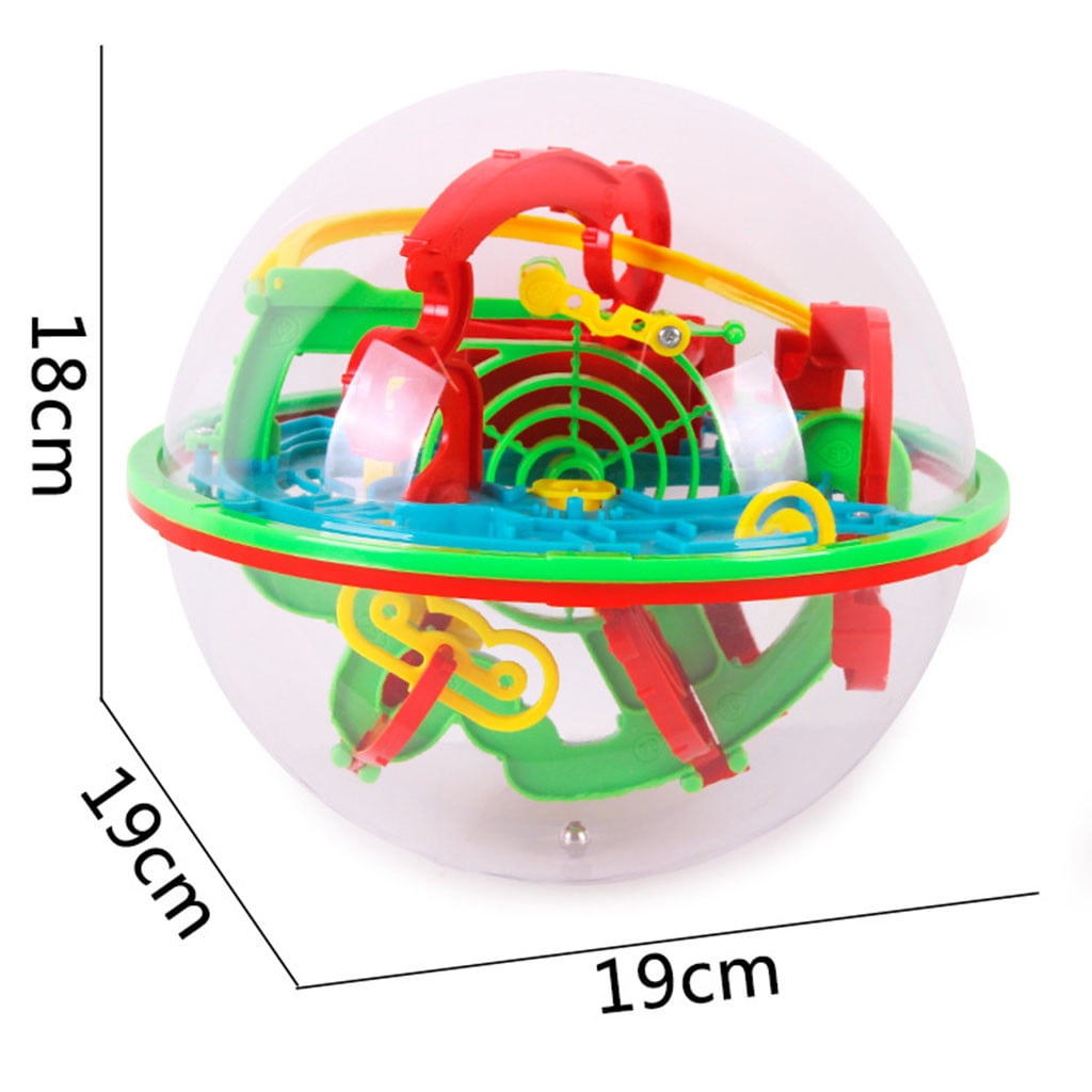 ZAROYEAX 3D Puzzle Ball Interactive Maze Game with 100 Challenging Gift ...
