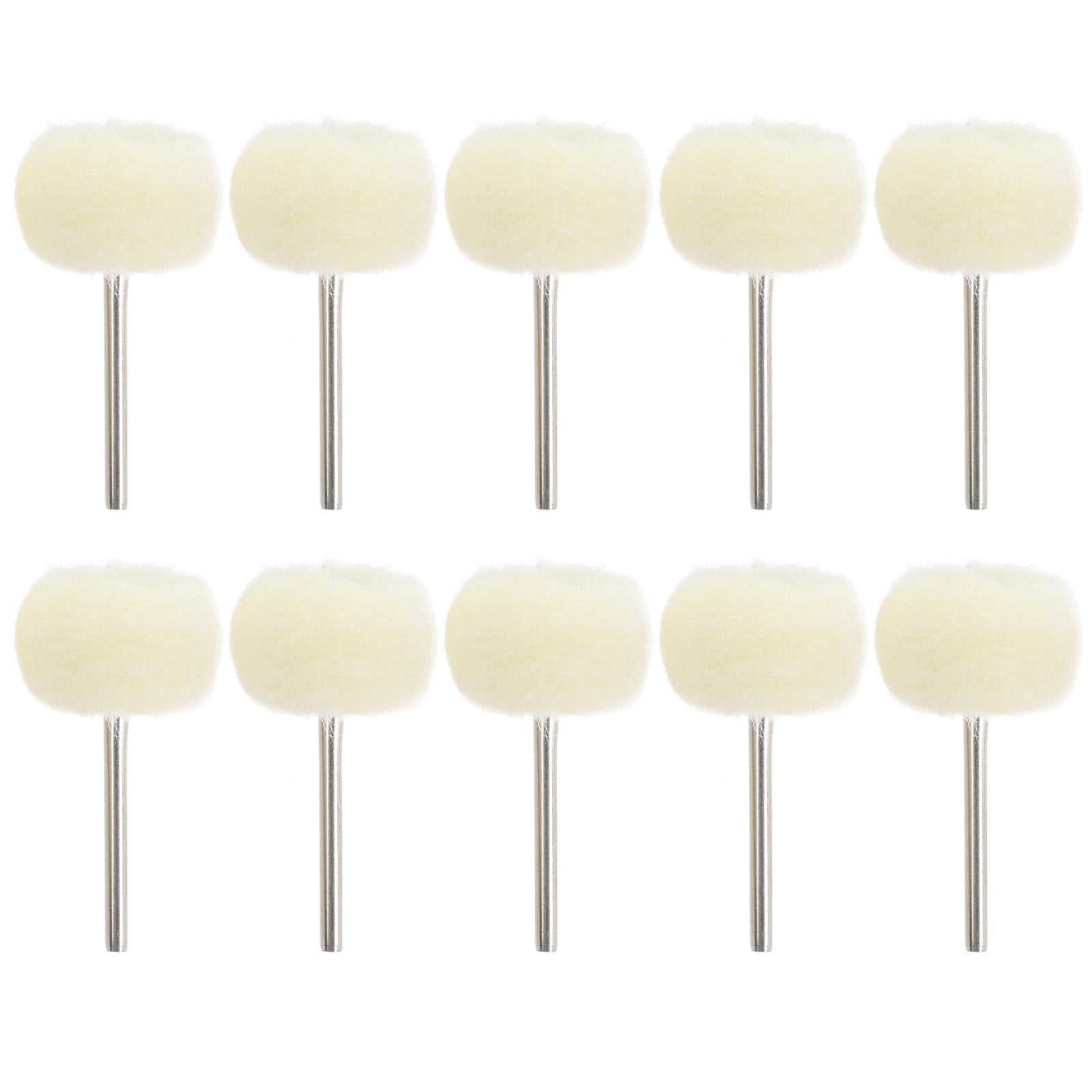 ZAROYEAX 3mm Shank Fine Wool Polishing Abrasive Brush Grinding Buffing ...