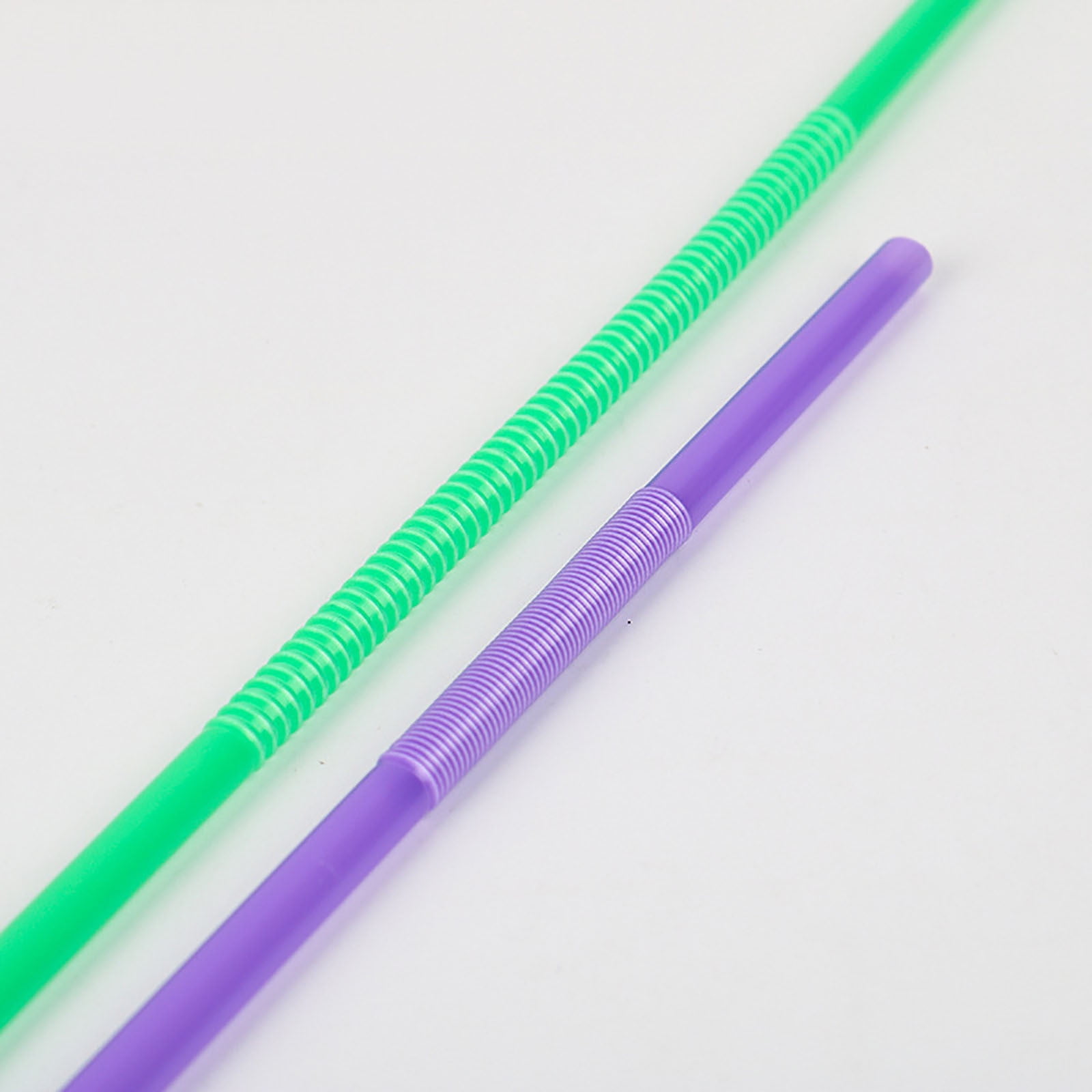 ZAROYEAX 50pcs Multicolor Disposable Drinking Straws Home Bar Party ...