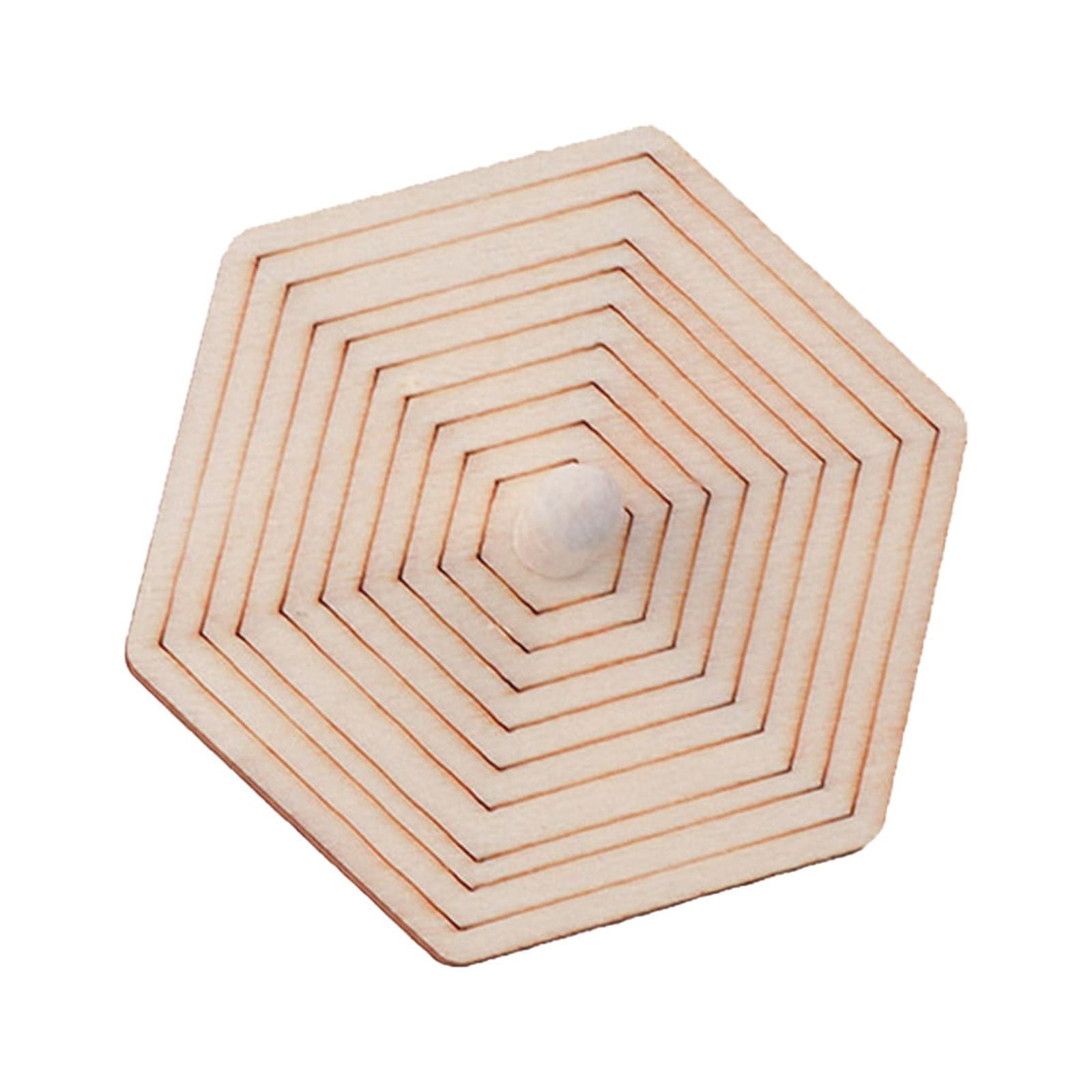 ZAROYEAX 5PCS DIY Wooden White Embryo Gyro Children's Painting Painted ...