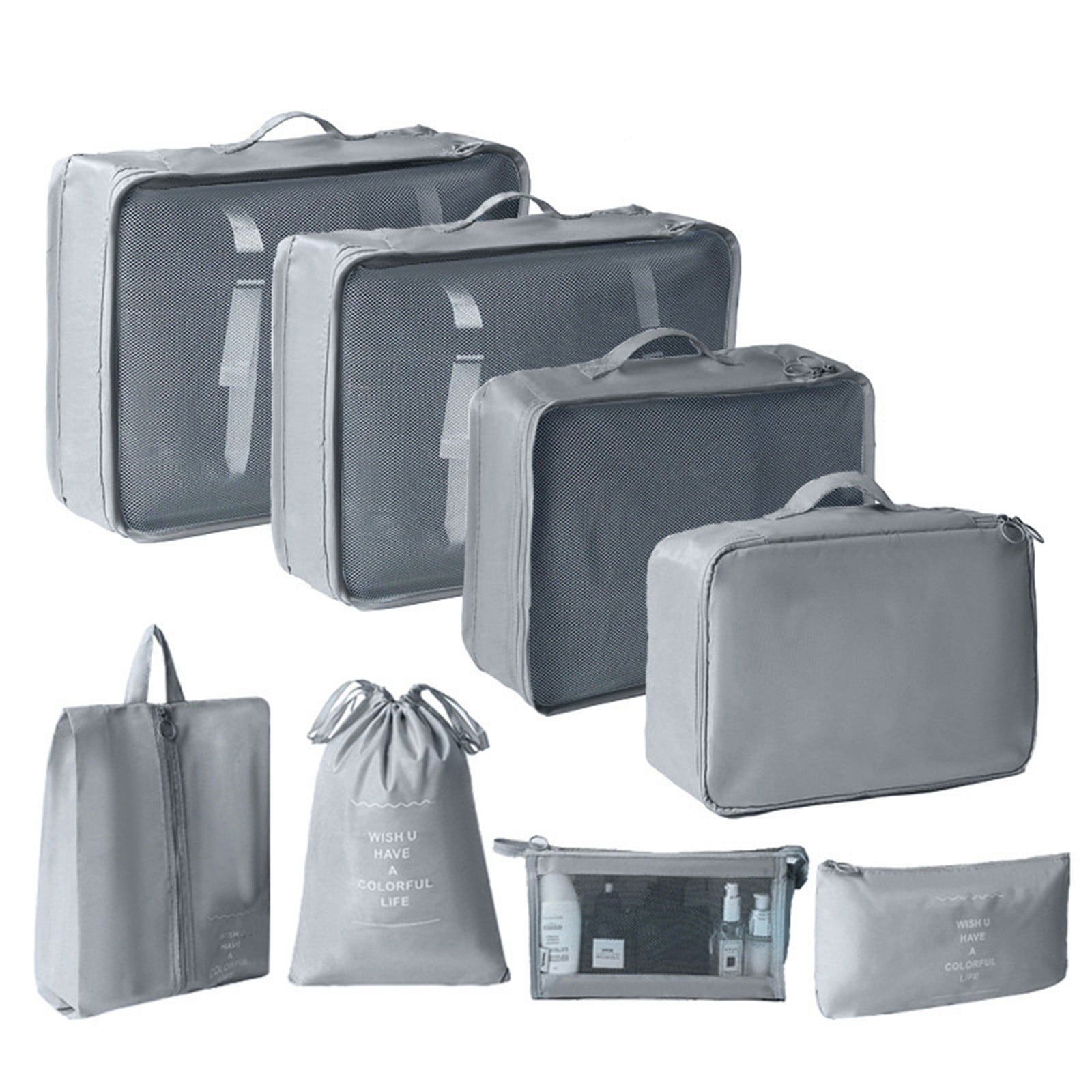 ZAROYEAX 8 Piece Foldable and Convenient Travel Packaging Box ...