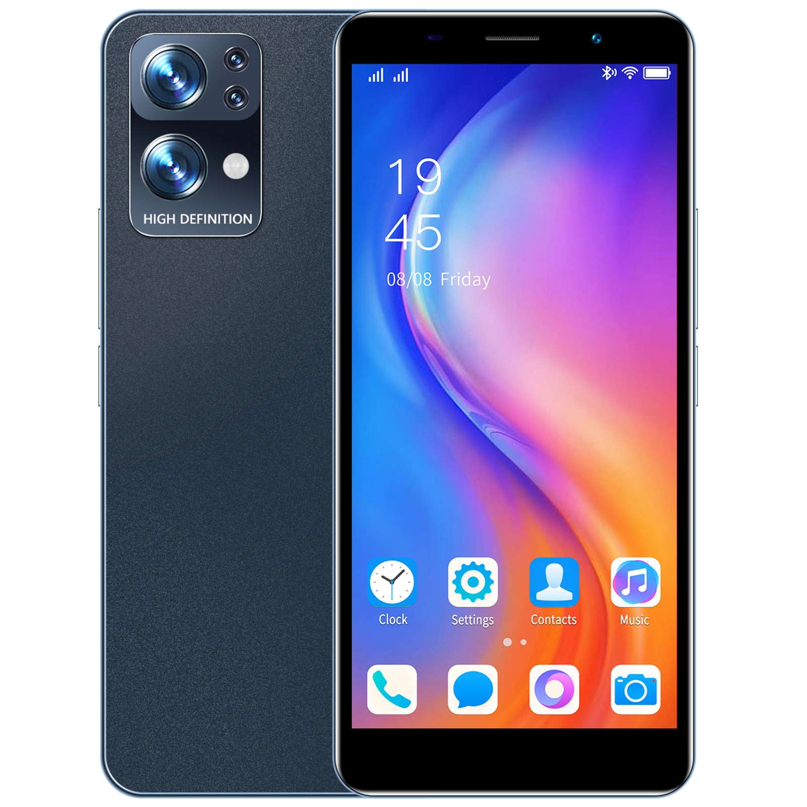 ZAROYEAX Android8.0 2GB+16GB Unlocked Cell Phone Dual Sim 5in 2800mAh Unlocked Phone Face ID ...