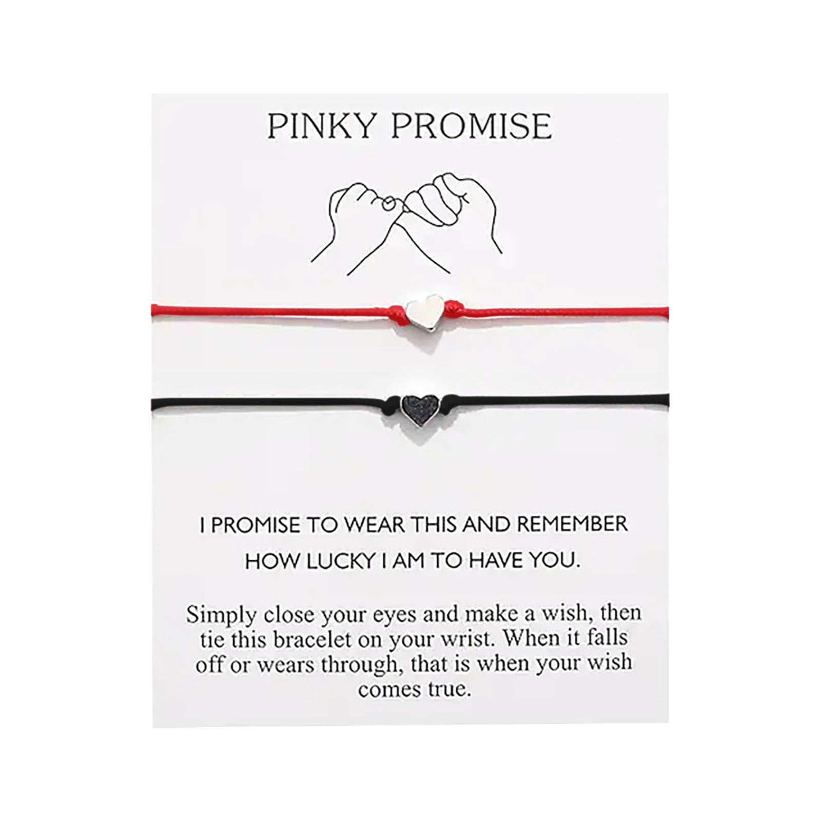 ZAROYEAX Bracelet Members Thread Family Simple Handmade Wax Friends ...