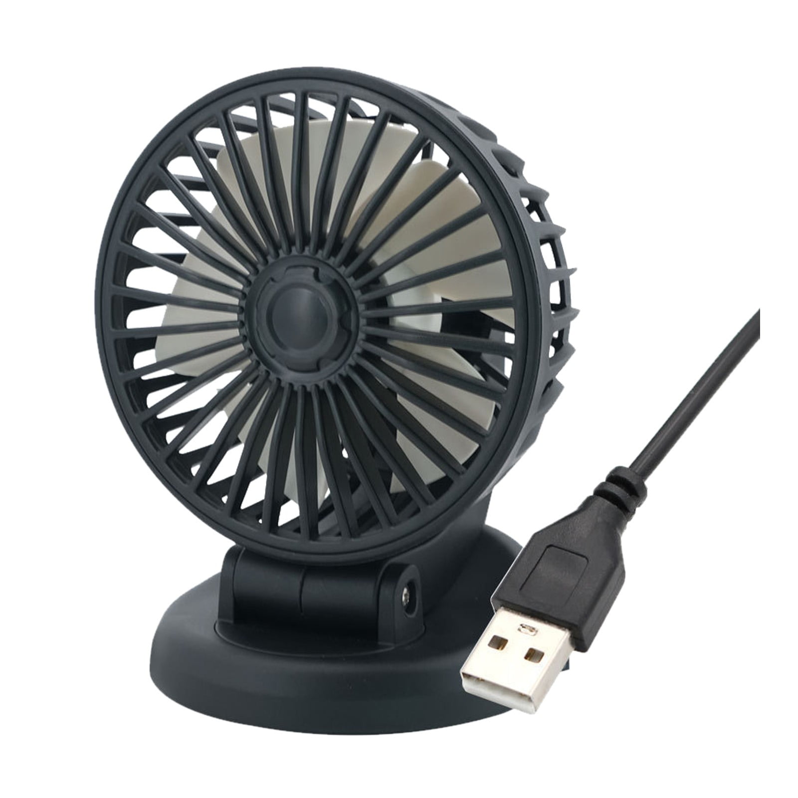 ZAROYEAX Car Fan 12V Electric 24V Electric 5V Electric Vehicle Fan 360 ...