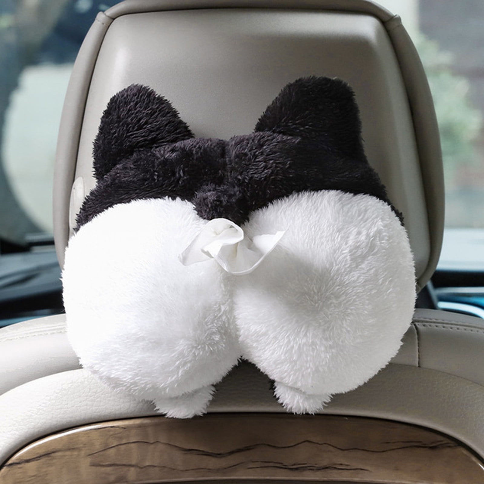 ZAROYEAX Car Tissue Box Car Dual-use Hanging Carton Set Cartoon Paper ...