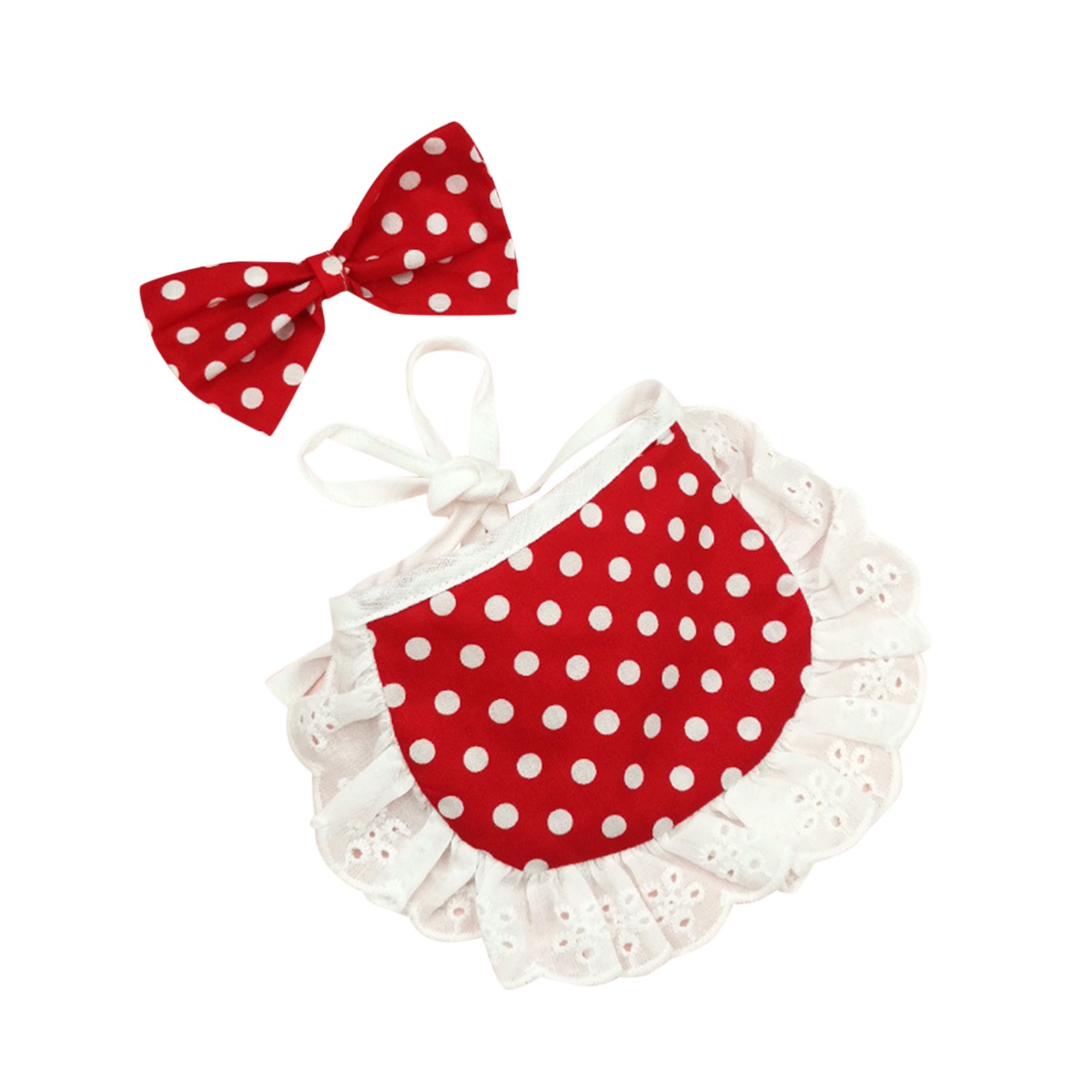 ZAROYEAX Cat Lace Bib Set Dog Spit Towel Ragdoll Cat Wind Scarf Bib ...