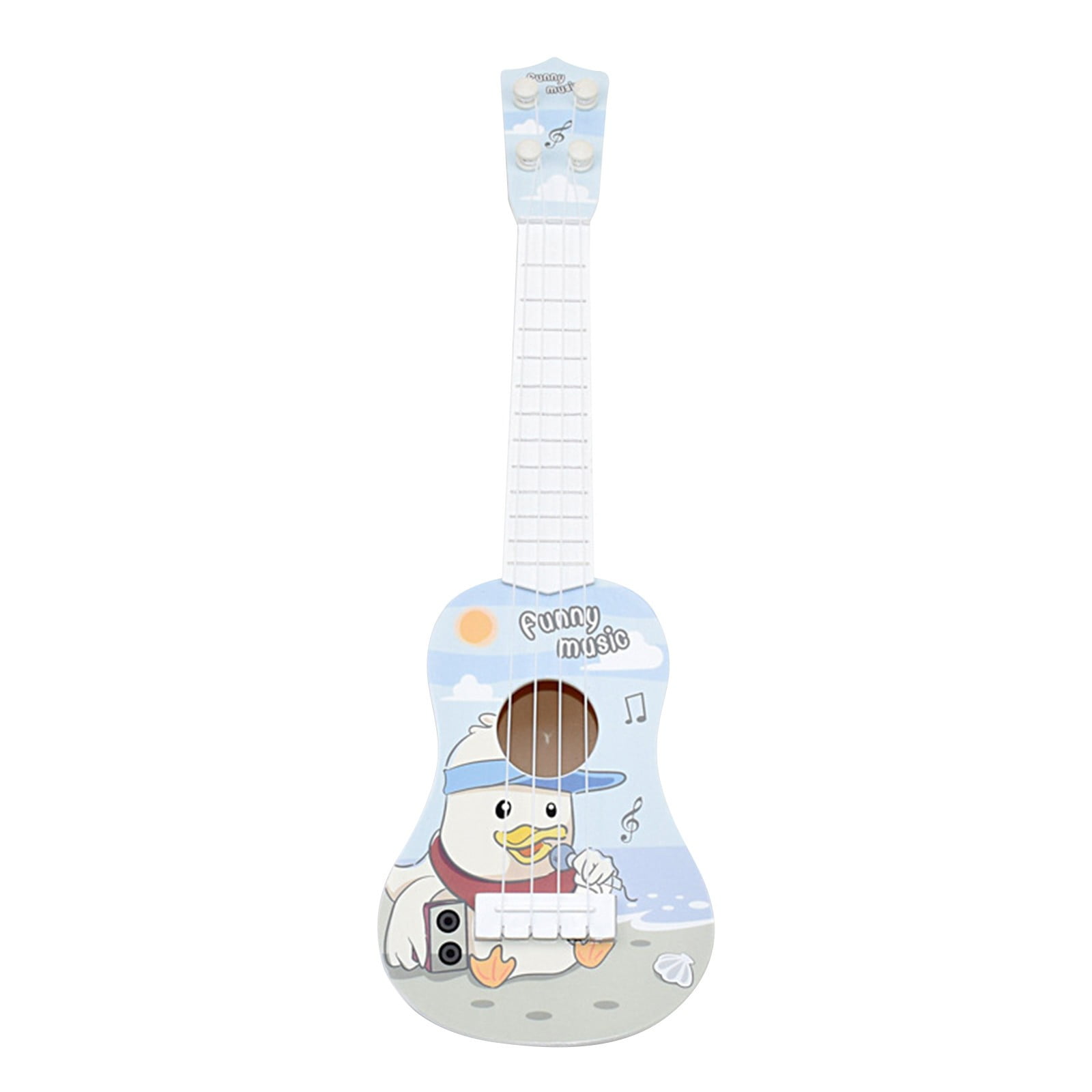 ZAROYEAX Children's Small Musical Instrument Ukulele Mini Four String ...