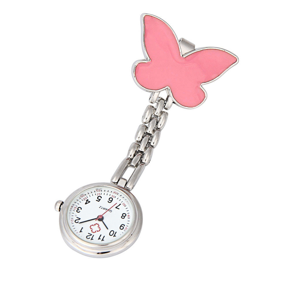 ZAROYEAX Clip-on Fob Brooch Pendant Hanging Butterfly Watch Pocket ...