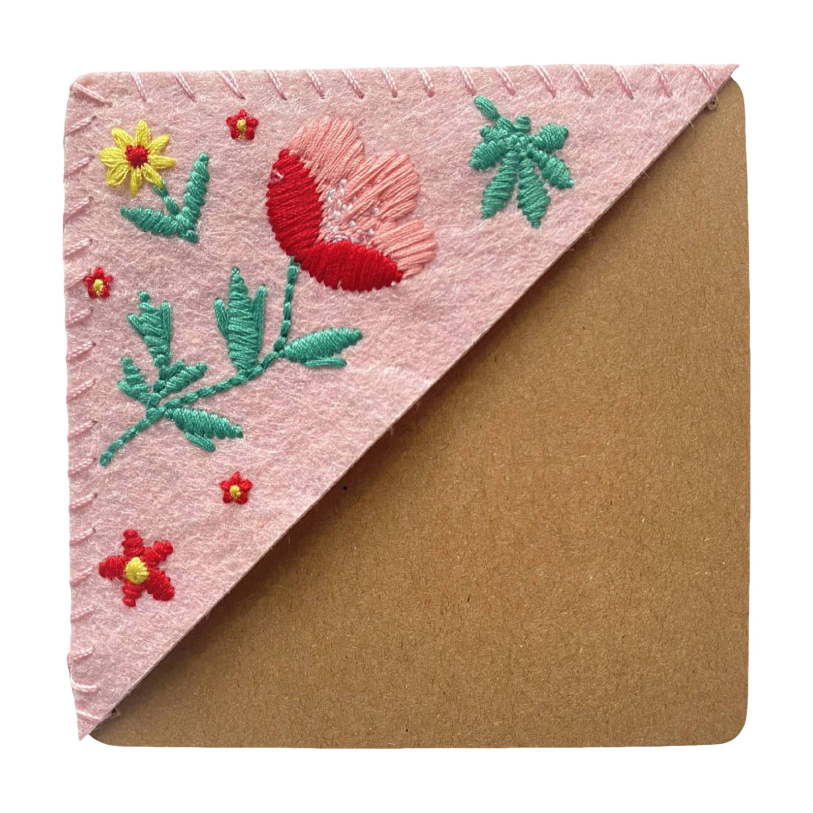 ZAROYEAX Cute Flower Embroidered Corner Bookmark - Walmart.com