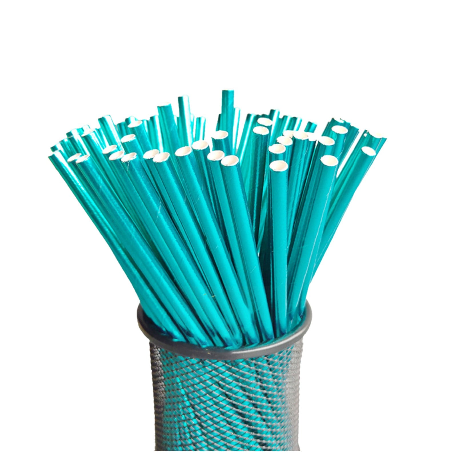 ZAROYEAX Disposable Colored Paper Straw Party Decoration Juice Drink ...