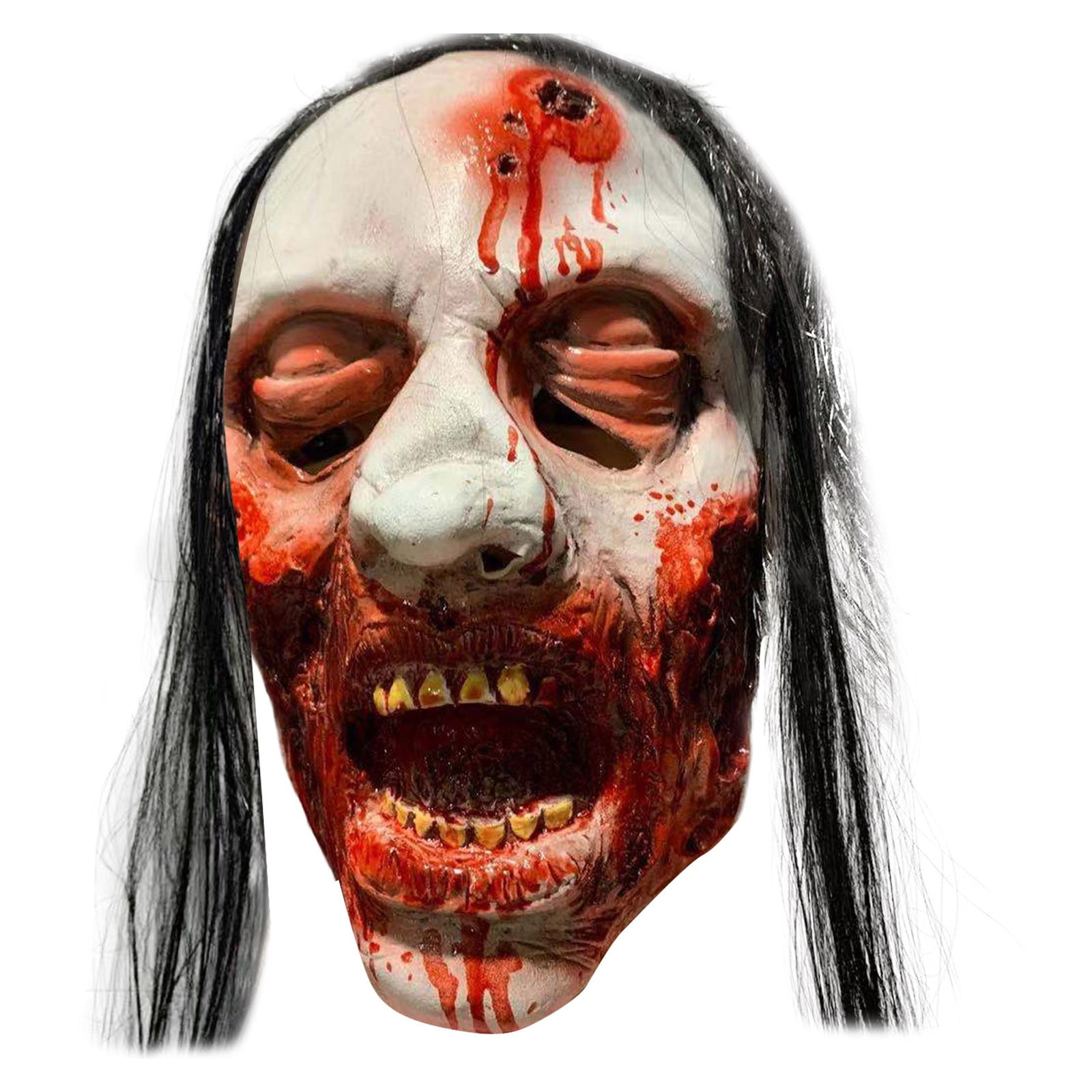 ZAROYEAX Face Scaring People Funny House Dressing Up Props Headgear ...