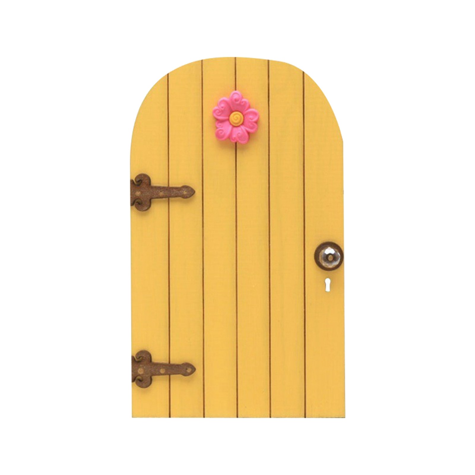 ZAROYEAX Fairy Gate Garden Decorative Tree Hole Wooden Door Decorative ...