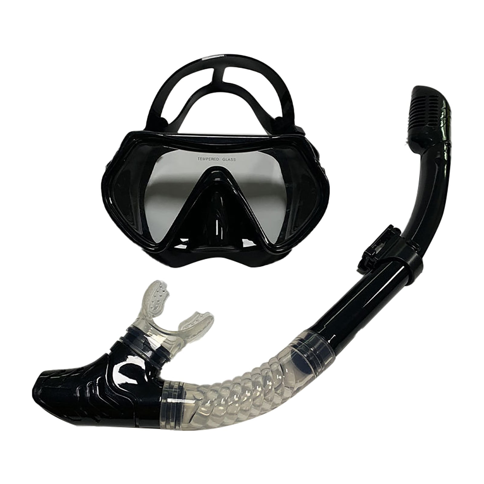 ZAROYEAX Full Dry Diving Mask Mask Snorkeling Swimming Goggles Silicone ...