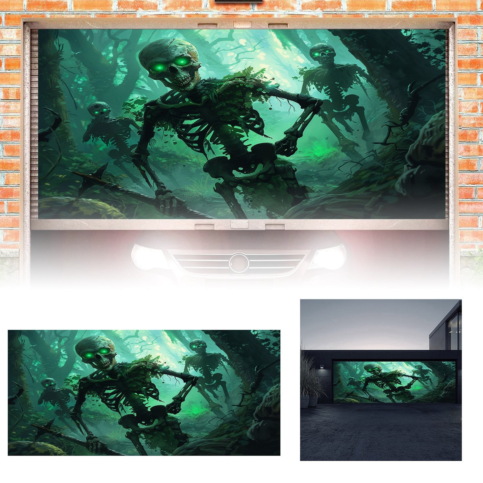 ZAROYEAX Happy Background Party Scary Photography Garage Background ...