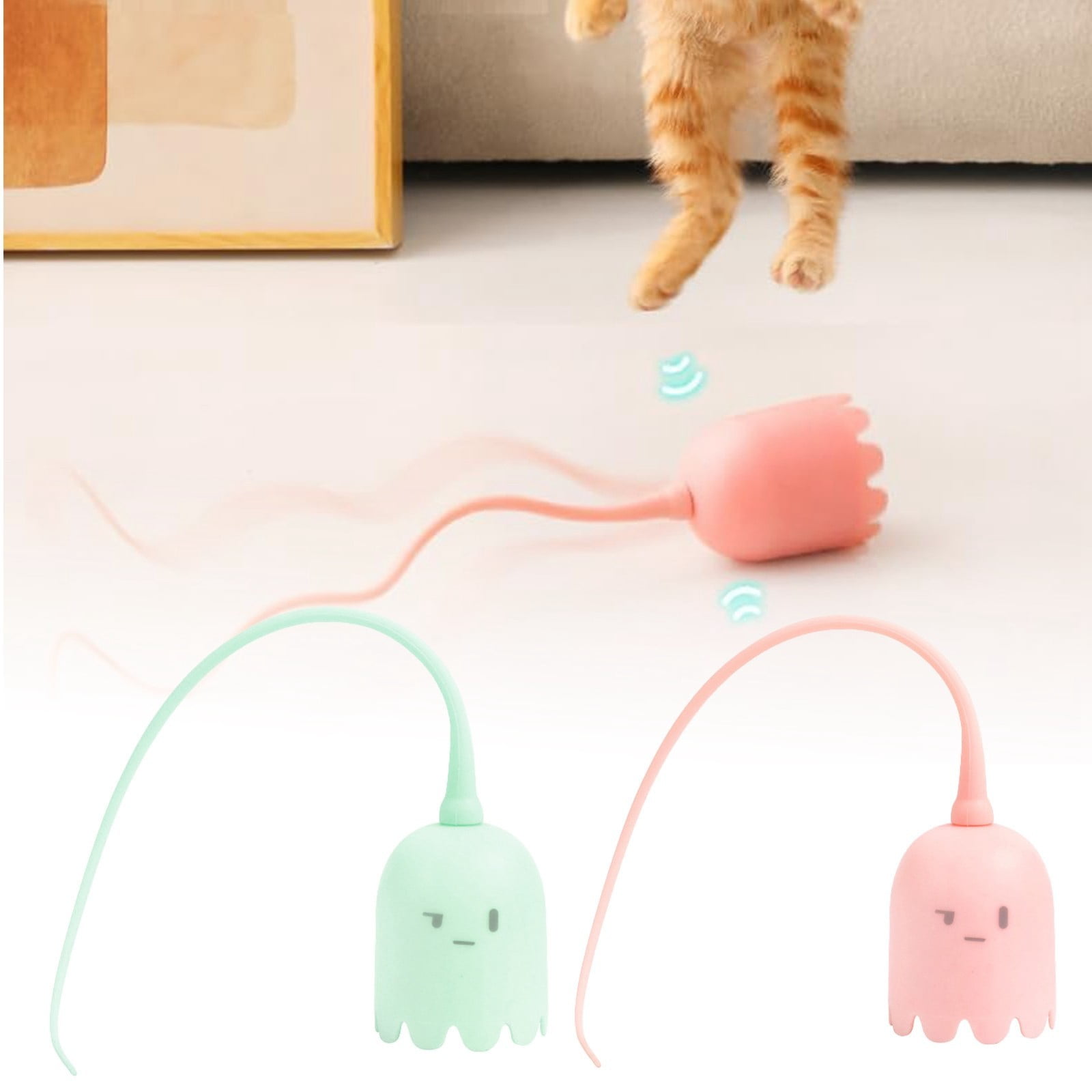 ZAROYEAX Indoor Cat Toys Interactive Cat Toys for Indoor Automatic ...