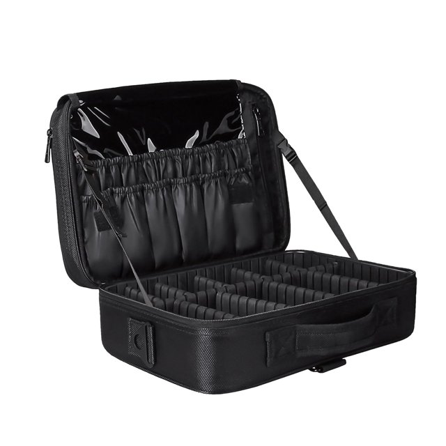 ZAROYEAX Makeup Train Box with Large Capacity and 2 Layer Storage Box ...