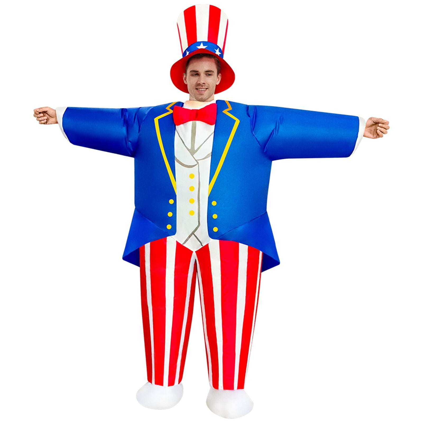 ZAROYEAX Men Independence Day Funny Suits Fun Carnival Party Props ...