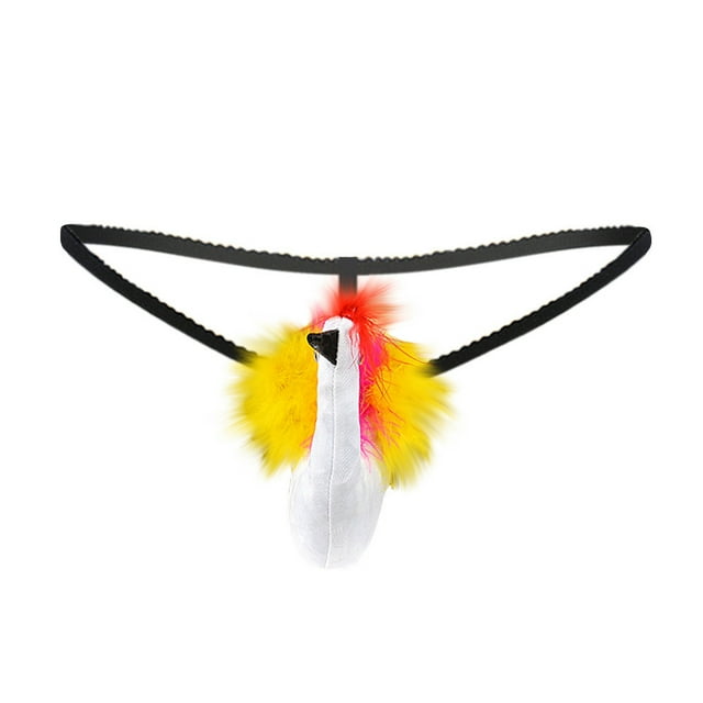 ZAROYEAX Men's Fashion Sretch T-back Micro Thong Briefs Underwear ...