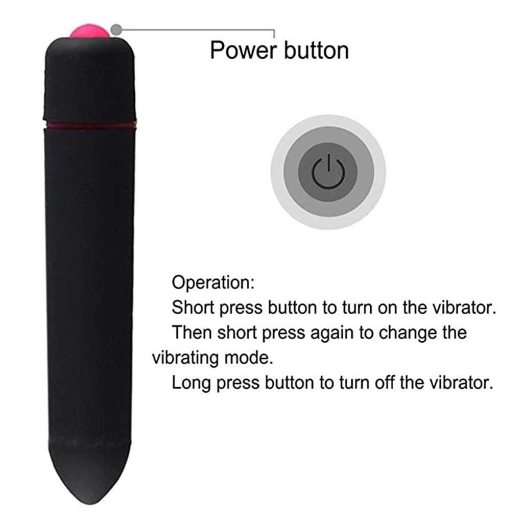 ZAROYEAX Mini Vibrator Massager 10 Speed Patterns with Body Safe ...