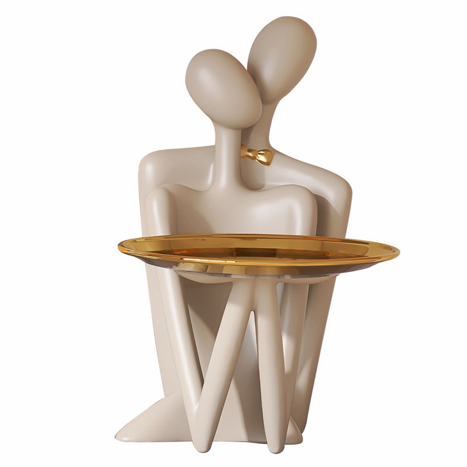 ZAROYEAX Modern Abstract Characters Couples Storage of Ornaments with ...