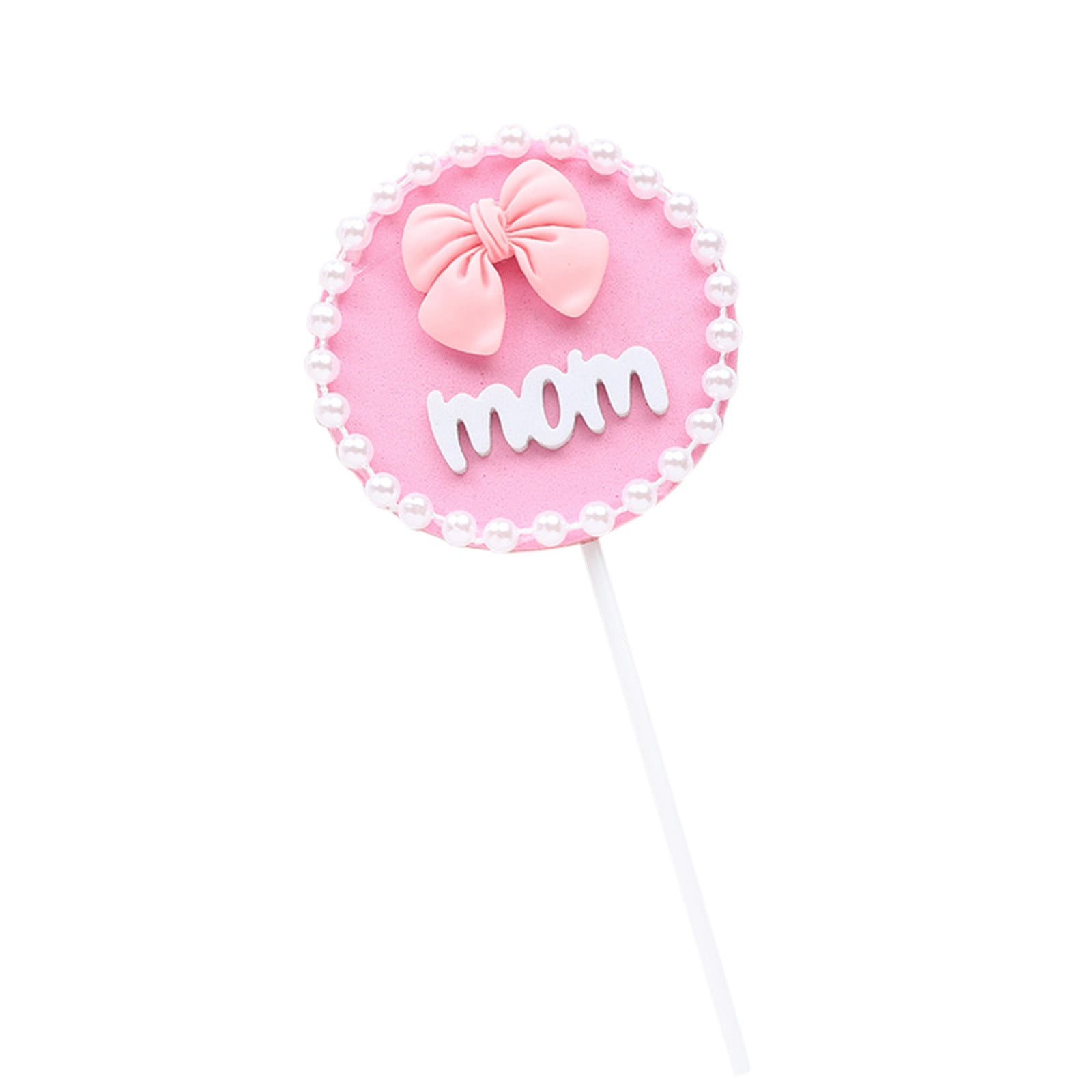 ZAROYEAX Mother's Day Cake Decoration Three Pearl Butterfly Insert ...