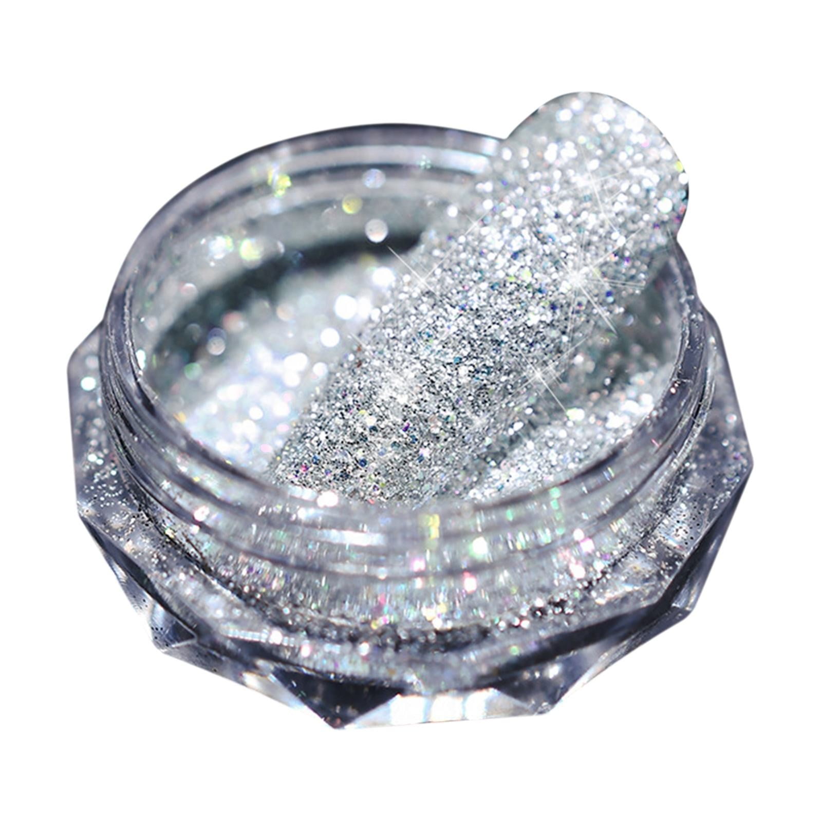 ZAROYEAX Nail Mirror Pigment Powder Nail Flash Powder Shiny Powder ...