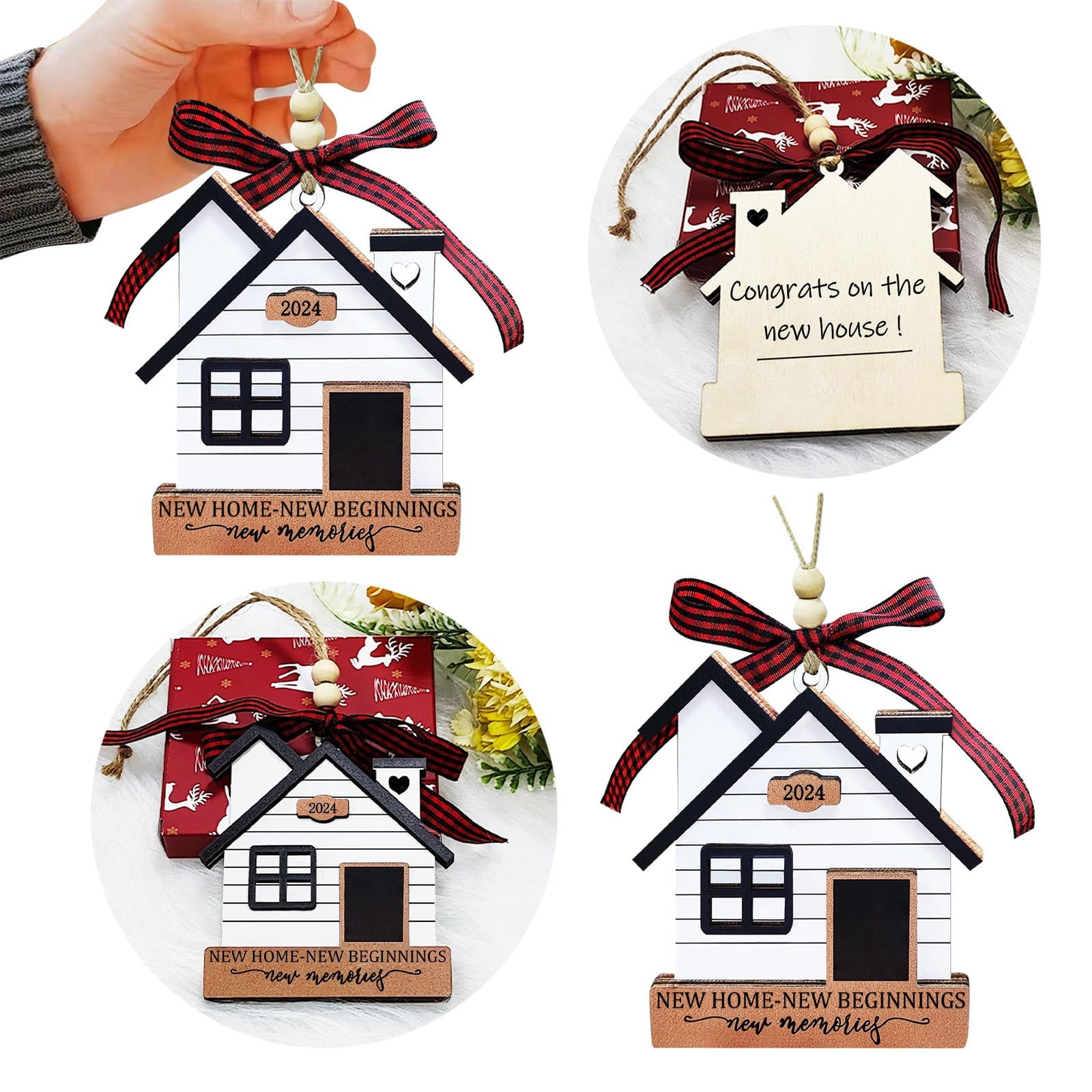 ZAROYEAX New Home Decorations 2024 Housewarming New Home New Home New Beginning Housewarming for ...