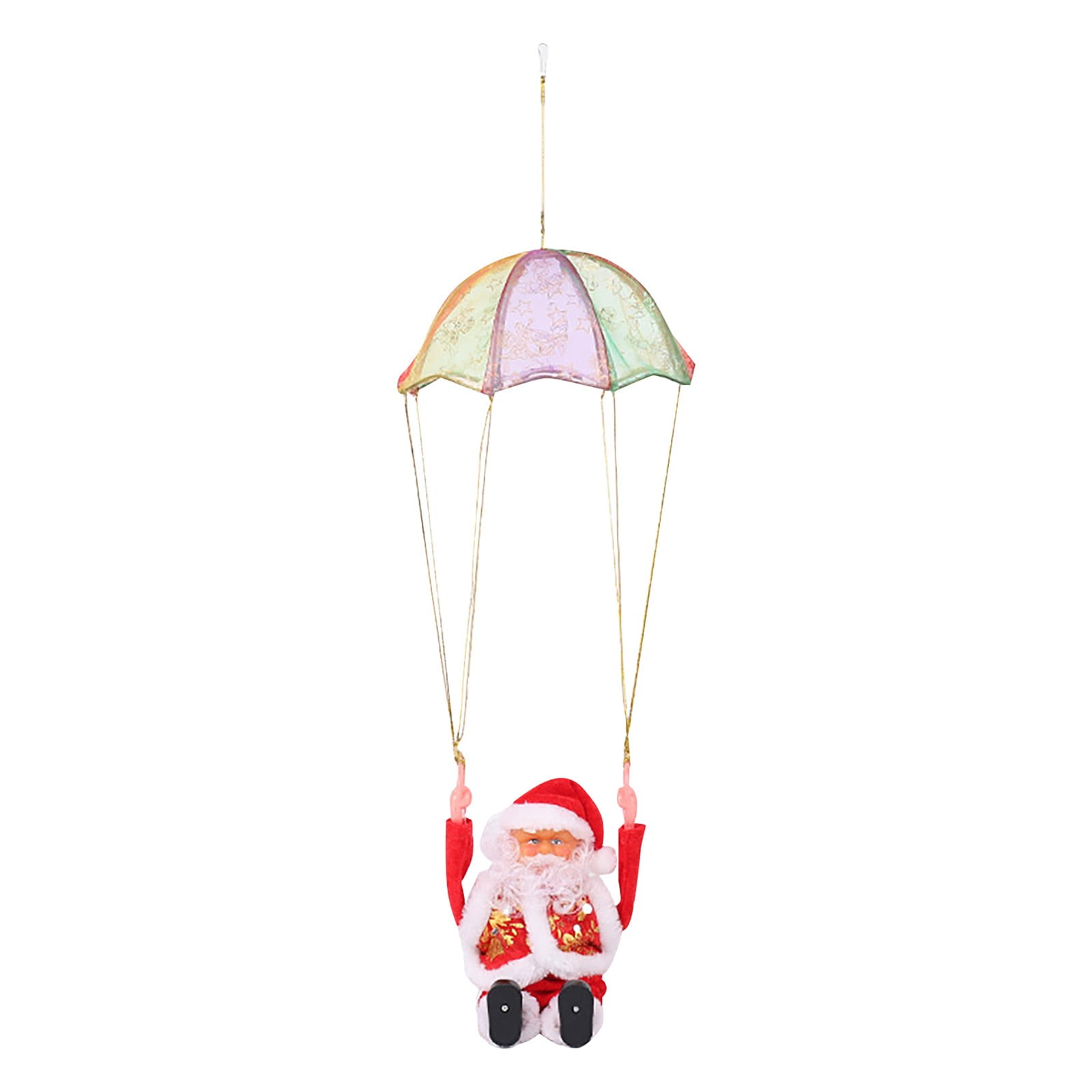 ZAROYEAX Parachute Somersault Electric Music Santa Children's Toys ...