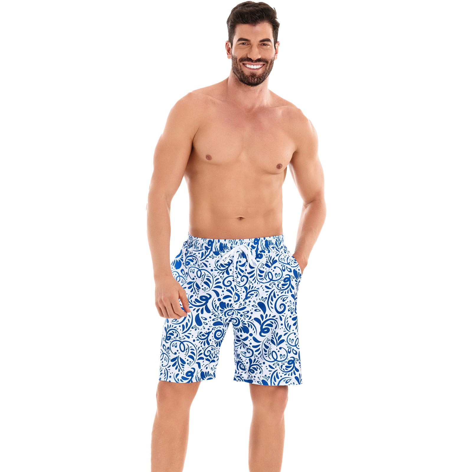 ZAROYEAX Parent Son Swim Trunks Father Son Beach Swim Trunks Oversized ...
