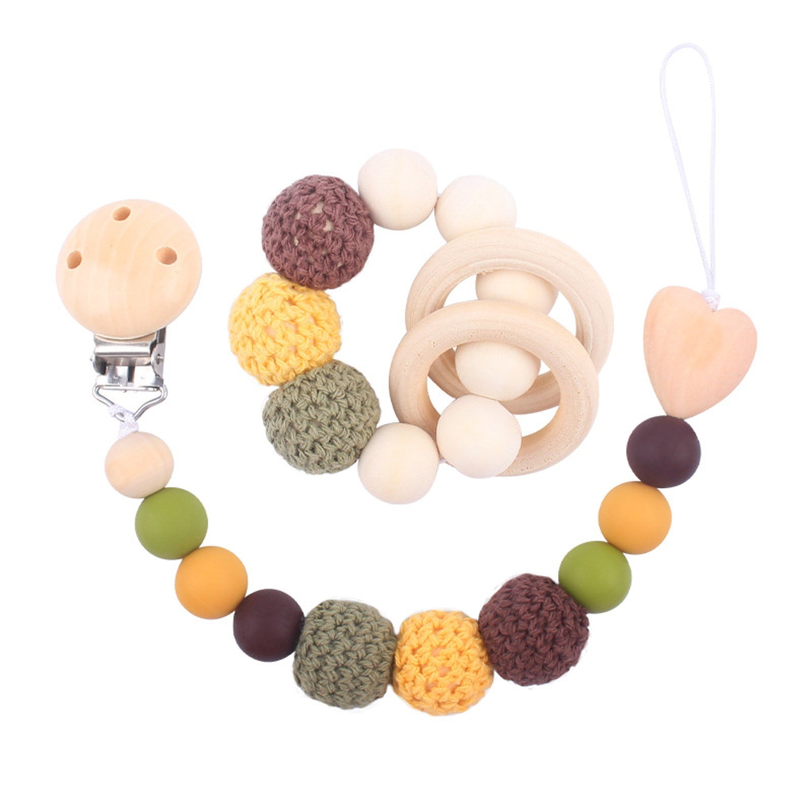 ZAROYEAX Personalized Pacifier Clip with Name Pacifier Holder for Girls ...
