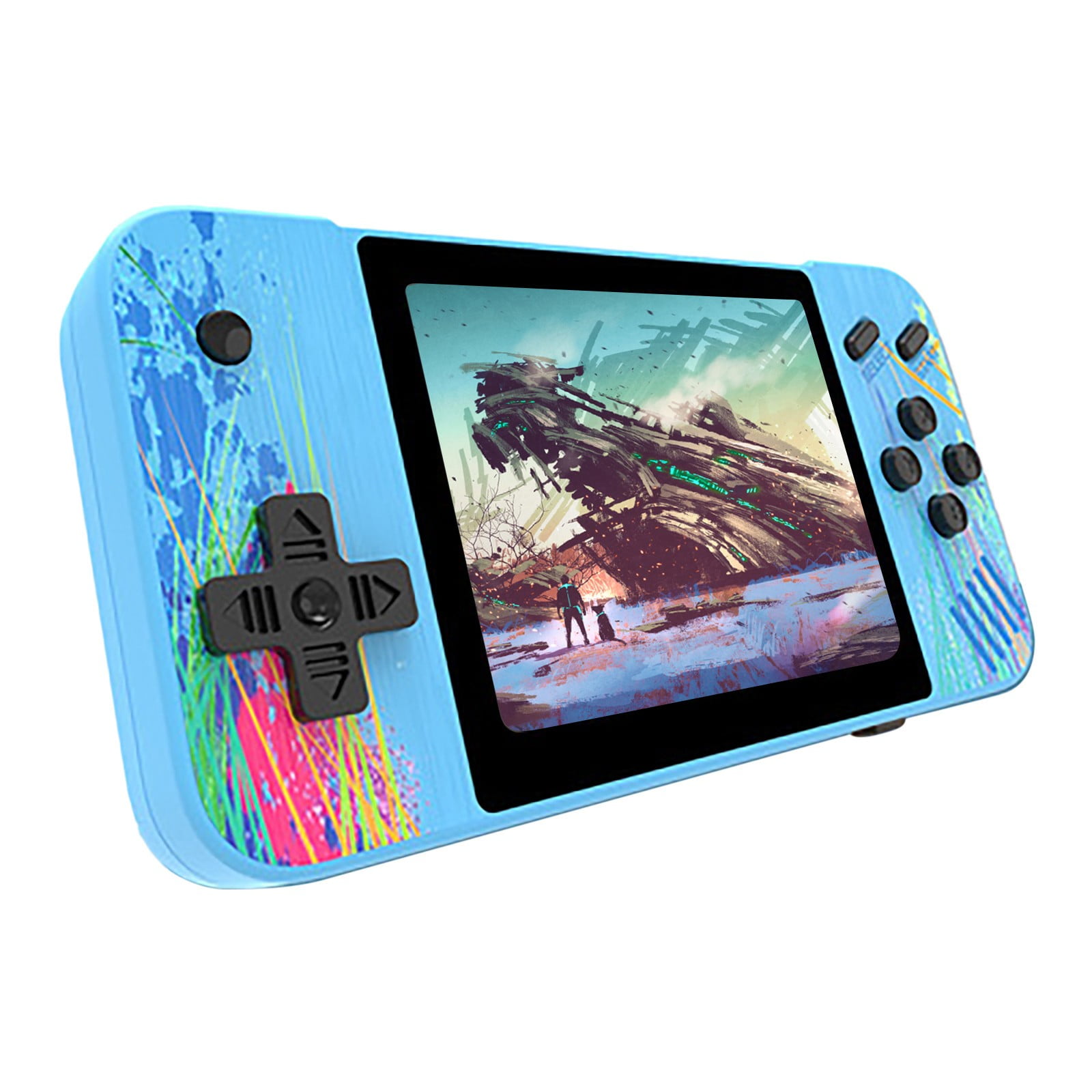 ZAROYEAX Portable Children's Handheld Game Console 3.5-inch LCD Screen ...