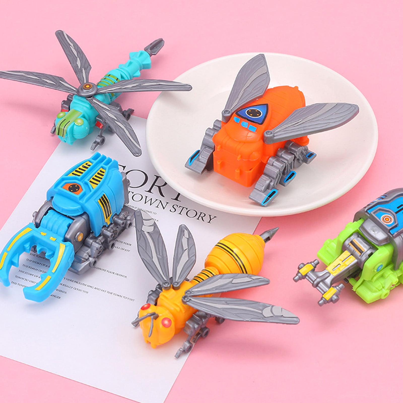 ZAROYEAX Random 1psc Insect Robot Car Body Deformation Robot Boy Child ... ZAROYEAX Random 1psc Insect Robot Car Body Deformation Robot Boy Child ...