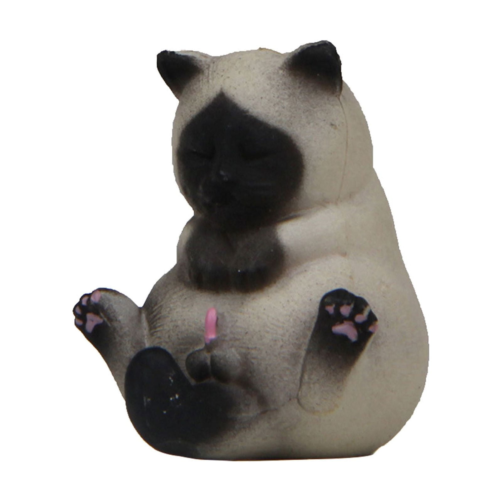 ZAROYEAX Self-healing Warm Cats Round and Simple Sitting Posture Can't ...